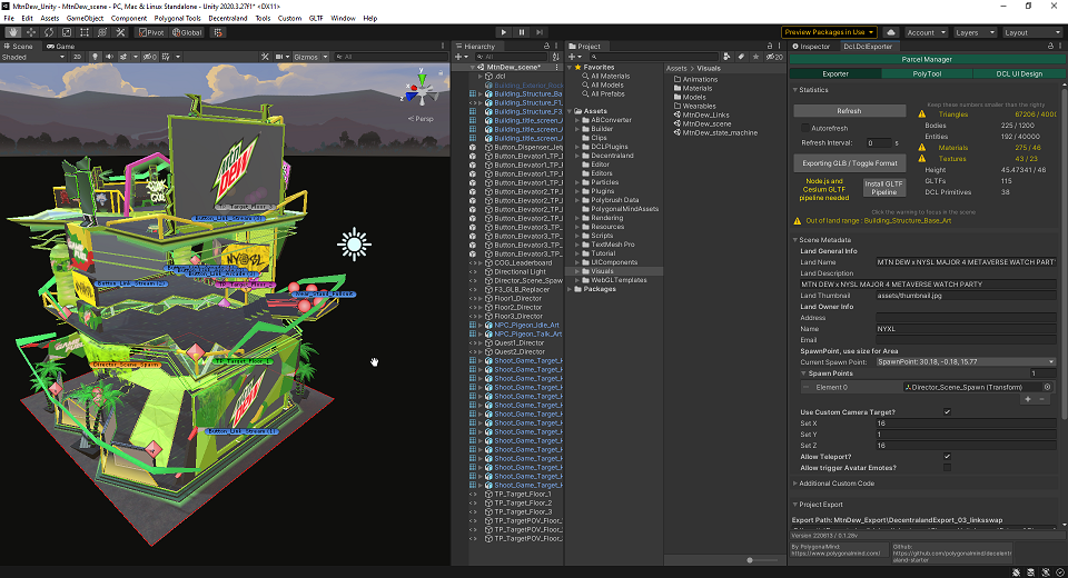 SDK7 Unity Editor Toolkit